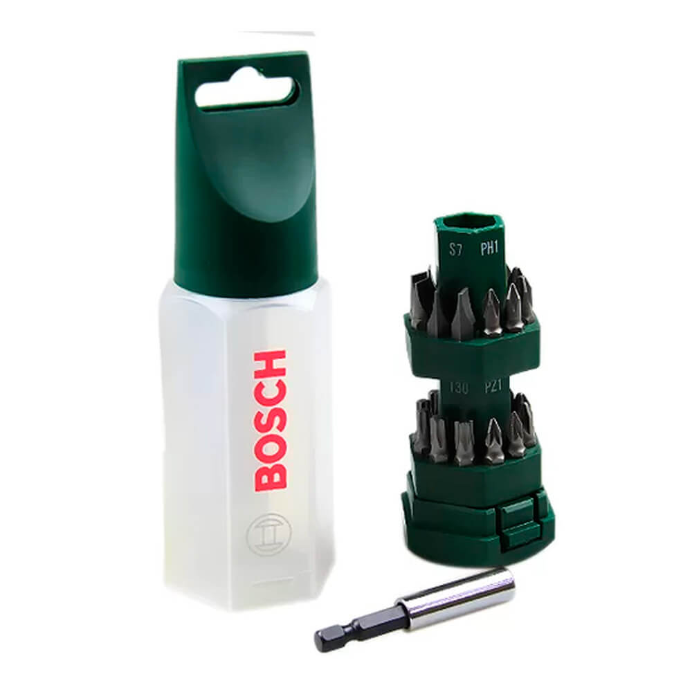 Jogo de Pontas e Bits 25 peças 2607019503 Bosch - Loja Solar
