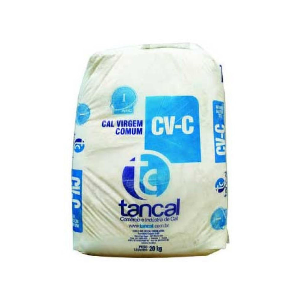 Cal Virgem Comum 20kg CV-C Tancal - Loja Solar