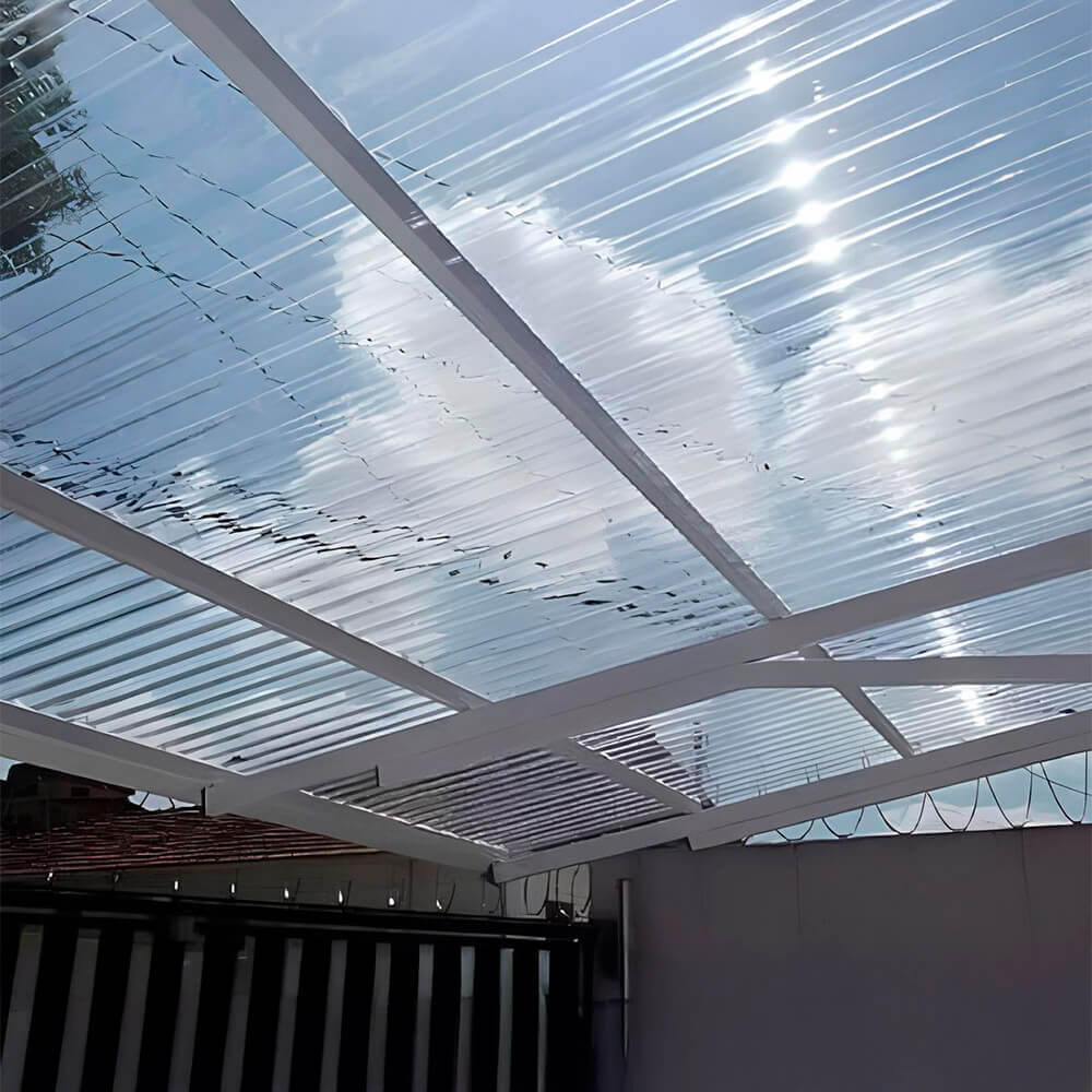 Telha de Policarbonato Leitosa Onda Baixa 50 x 244 cm Ajover - Loja Solar